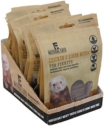 Rosewood Natural Eats Chicken & Liver Ferret Bites – Natural Protein ...