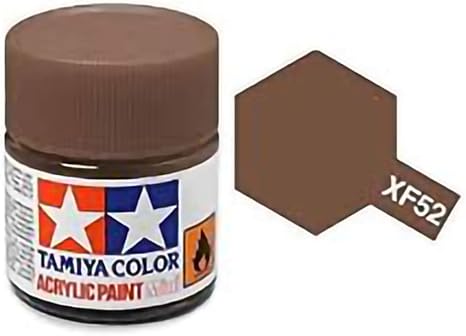 Amazon.com: TAMIYA 81752 Acrylic Mini XF52 Flat Earth 1/3 oz : Arts ...