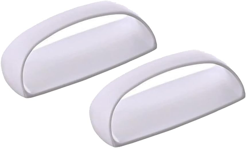 Adhesive Handle, 2 Pcs White Self-Stick Wardrobes Handles Helper with ...