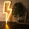 Lightning Bolt Neon Signs,Creative LED Lightning Decor Light Neon Sign ...