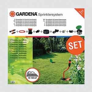 Gardena 2707-20 Komplett-Set mit Versenk-Viereckregner R140 : Amazon.de ...
