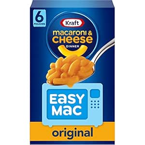 Amazon.com : Kraft Easy Mac Original Macaroni & Cheese Microwavable ...