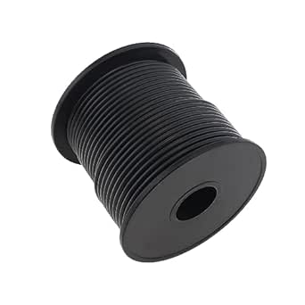 Wire Rope 100ft 304 Stainless Steel Wire Black Nylon Coated Cable for ...