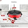Amazon.com: BOGNER Round electric frying pan with non-stick coating and ...