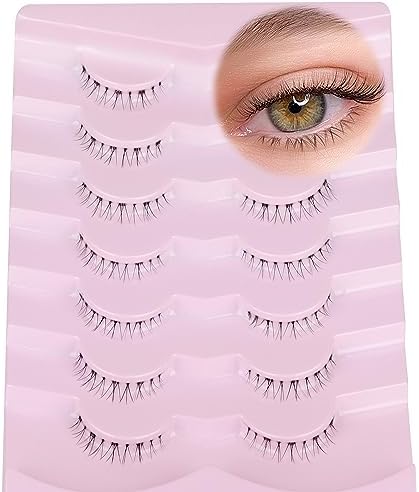 Amazon.com: Focipeysa Bottom False Eyelashes Lower Lashes Natural Look ...