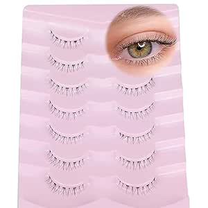 Amazon.com: Focipeysa Bottom False Eyelashes Lower Lashes Natural Look ...