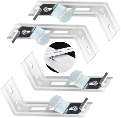 Amazon.com: L Bracket 4pcs Vertical Blind Bracket Clips for Vertical ...