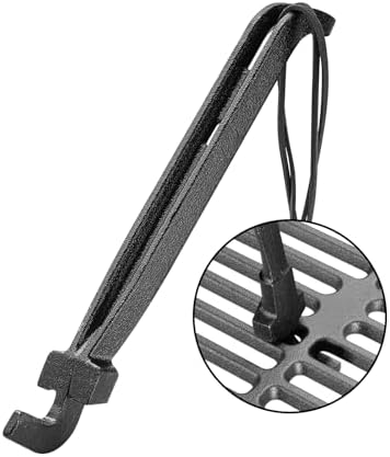 Amazon.com: DELSbbq Cast Iron Barbecue Universal Grill Grid Lifter, 8 ...