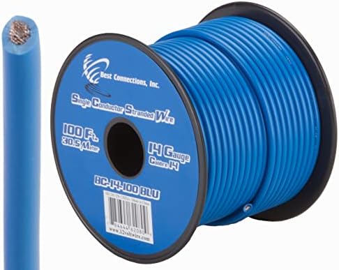 Amazon.com: 100 ft 18 Gauge AWG Primary/Remote Wire Blue Sky High Car ...