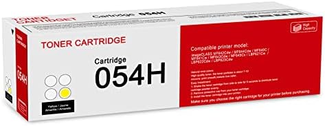 Amazon.com: 1 Pack 055 3013C001 Yellow Toner Cartridge Compatible 055 ...