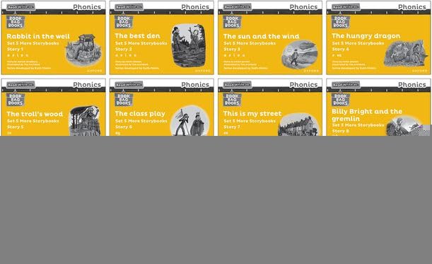 Yellow Set 5 More Black & White Storybooks (Pack of 100) (Read Write ...
