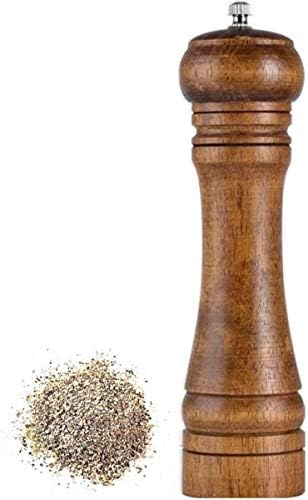 Amazon.com: Wood Pepper Grinder, 5 Inch Pepper Mill Refillable Oak ...