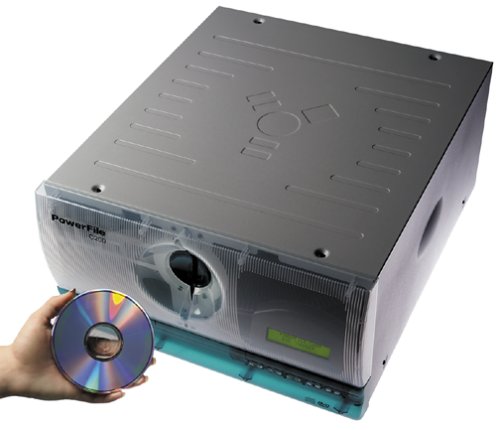 PowerFile C200 Studio 200-disc External FireWire CD/DVD Changer ...