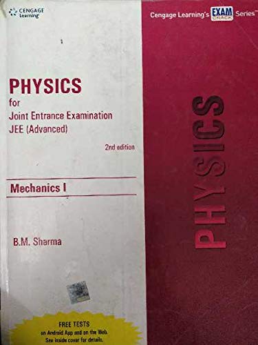 Buy PHYSICS FOR JOINT ENTRANCE EXAMINATION JEE ADVANCED CENGAGE B M ...