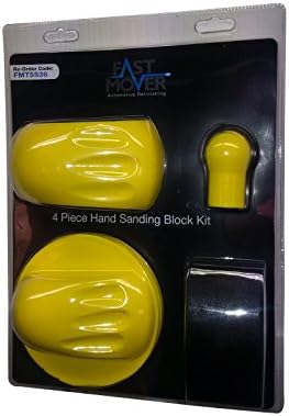 Fast Mover Tools, 4pc Hand Sanding Block Kit : Amazon.co.uk: DIY & Tools