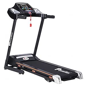 Buy PowerMax Fitness TDM-99 1.5HP (3HP Peak) Motorized Treadmill with ...