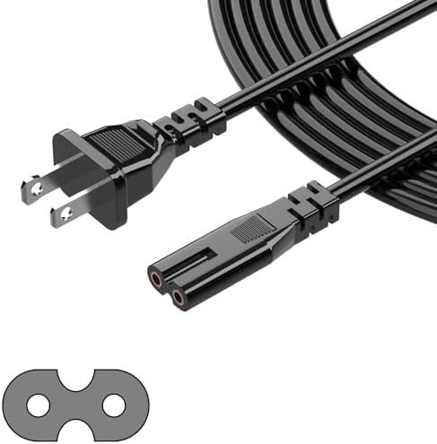 Amazon.com: 2 Prong TV Power Cord for Samsung, LG, TCL, Sony, Toshiba ...