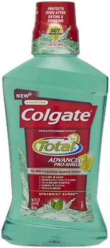 Amazon.com : Colgate Total Advanced Pro-Shield Mouthwash, Spearmint ...