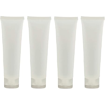 Amazon.com: VASANA 20PCS 100ml/3.4oz Empty Refill White Plastic ...