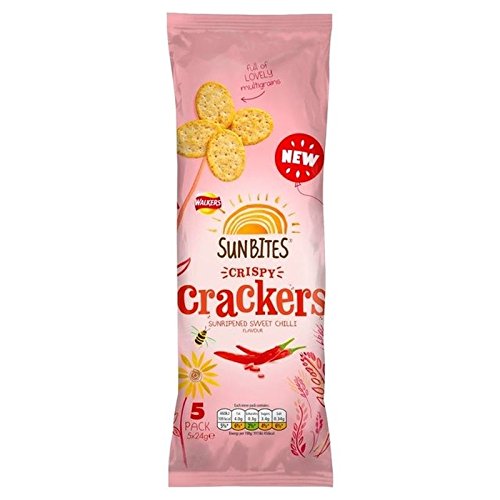Amazon.com: Sunbites Sweet Chilli Cracker 24g x 5 per pack - Pack of 2