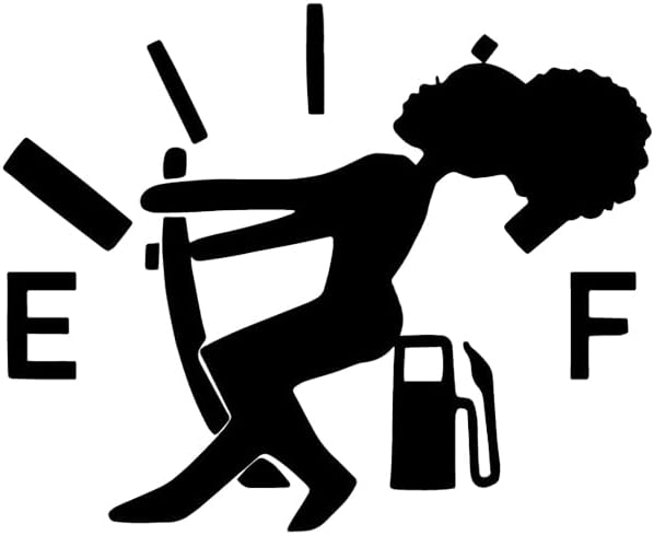 Amazon.com: WINOMO Funny Car Stickers High Gas Consumption Decal Fuel ...