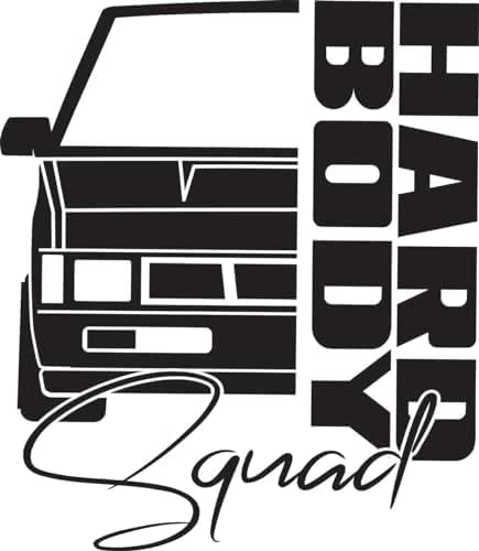 Amazon.com: HARDBODY Squad Front End Silhoutte Truck Decal Sticker for ...