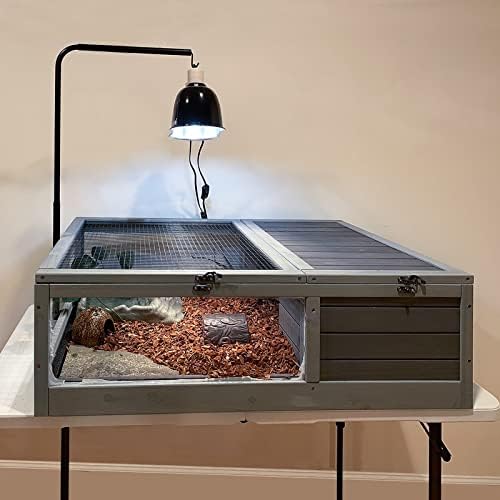 Amazon.com : Wooden Tortoise Habitat Indoor/Outdoor Tortoise Enclosure ...