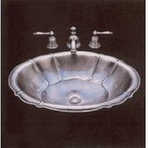 Amazon.com: Bates and Bates Bath Sink - Self Rimming Renaissance MBO ...