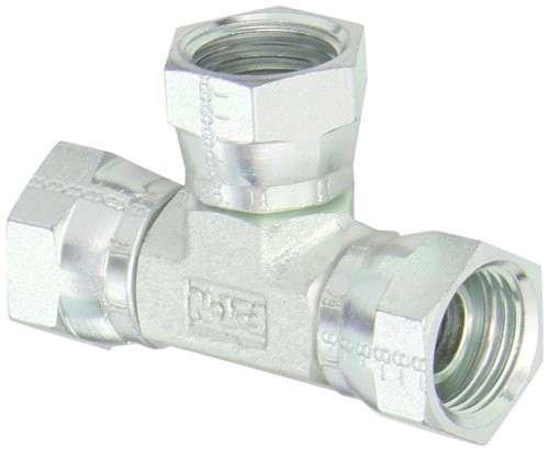 Eaton Aeroquip 2255-8-8S Steel Pipe Fitting, Tee, 1/2" NPSM Female ...