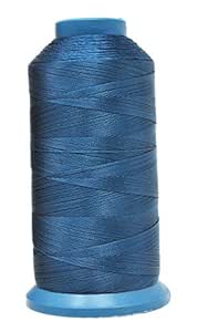 Mandala Crafts Bonded Nylon Thread Airforce Blue Heavy Duty Sewing ...