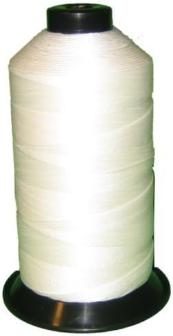 Amazon.com: T70#69 Bonded Nylon Sewing Thread - 1500 Yard Spool -(White ...