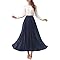 Afibi Womens Chiffon Retro Long Maxi Skirt Vintage Dress : Amazon.ca ...