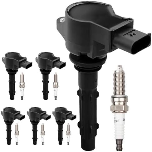 Amazon.com: HQPASFY UF535 Ignition Coils Pack & Iridium Spark Plugs Set ...