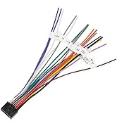 Amazon.com: Android Radio Wiring Harness Kit with 16 Pin ISO Car Radio ...