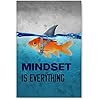 Amazon.com: Cute Fish Illustration Inspirational Poster Mindset is ...