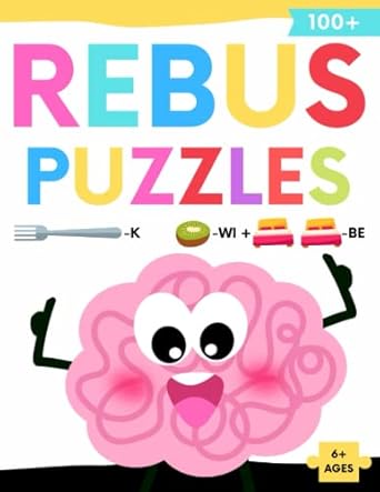 Rebus Puzzles For Kids: Brain Stimulating Activity Book with Word ...