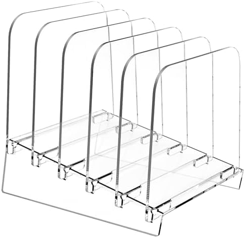 Amazon.com : POCFOINY File Holder File Sorter, Vertical File Organizer ...
