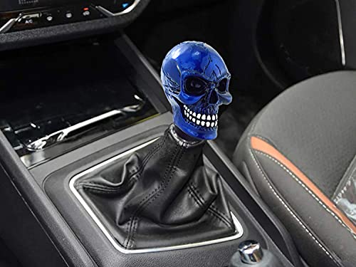Snapklik.com : Lunsom Skull Gear Shift Head Resin Shifter Knob Car ...
