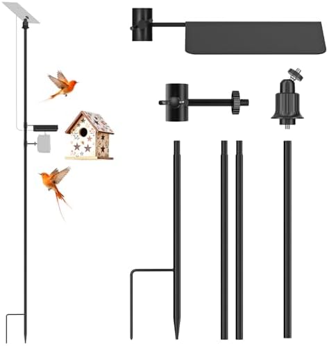 Amazon.com: Ground Stake Mount Stand for Outdoor Cameras and Solar ...