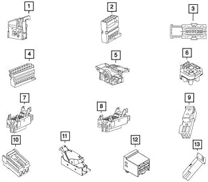 Amazon.com: Mopar 68266503AA CONNECTOR ELECTRICAL : Automotive