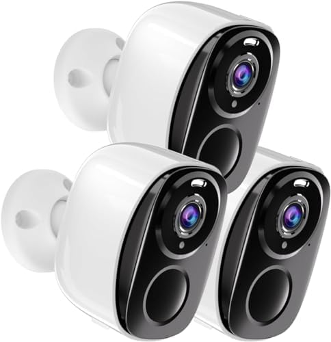 Amazon.com : ELECCTV 2K QHD 5200mAh Battery Operated Home Security ...