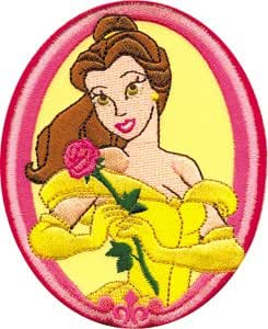 Amazon.com: Disney Princess Beauty & The Beast Belle Frame Embroidered ...