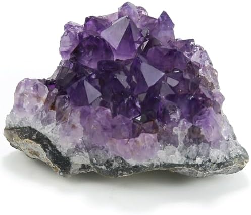 Amazon.com: Nvzi Amethyst Crystal Rock, Real Amethyst Stone, Natural ...