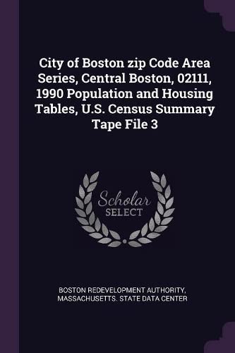 Buy City of Boston zip Code Area Series, Central Boston, 02111, 1990 ...