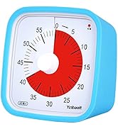 Visual Timer with Protective Case, Yunbaoit Upgraded 60-Minute ...