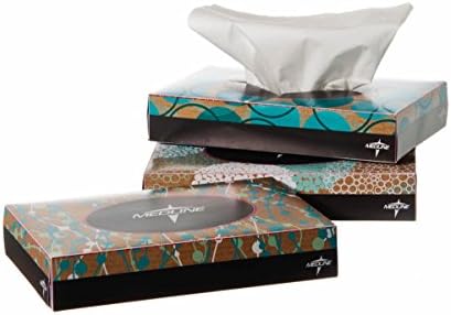 Amazon.com: Medline Standard Paper Facial Tissues, 5.7" x 7", Soft ...