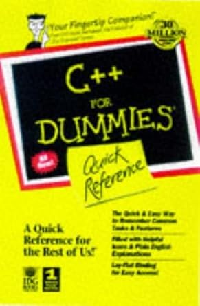 C++ for Dummies: Quick Reference: Shammas, Namir Clement: 9780764502460: Amazon.com: Books