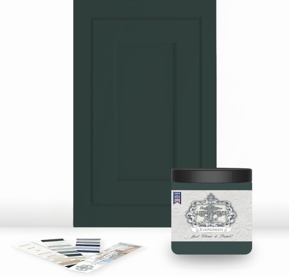 Amazon.com: ALL-IN-ONE Paint, Evergreen, 8oz Sample - Durable cabinet ...