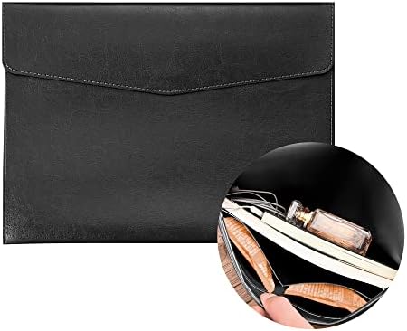 Amazon.com: VANRA 1 Piece File Folder Organizer PU Leather File Jackets Document Holder Project ...