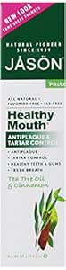 Amazon.com : Jason Natural Healthy Mouth Toothpaste, 4.2 oz : Health ...